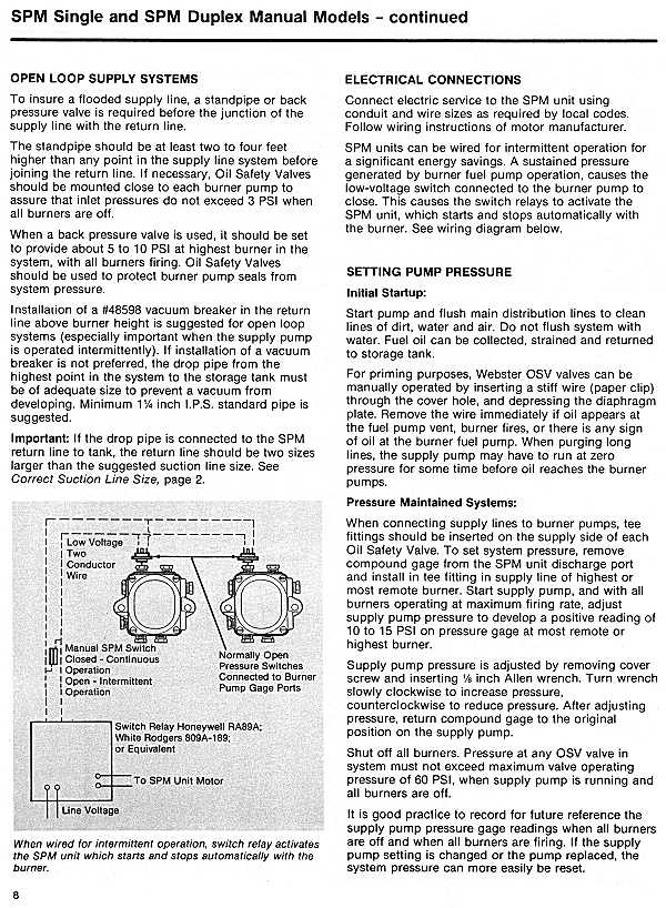 Websterâ Fuel Pump & Valves – Documentation
